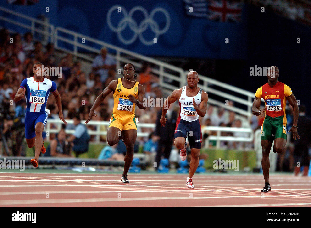 Athletics - Athens Olympic Games 2004 - Men's 100m - Semi Final Two ...