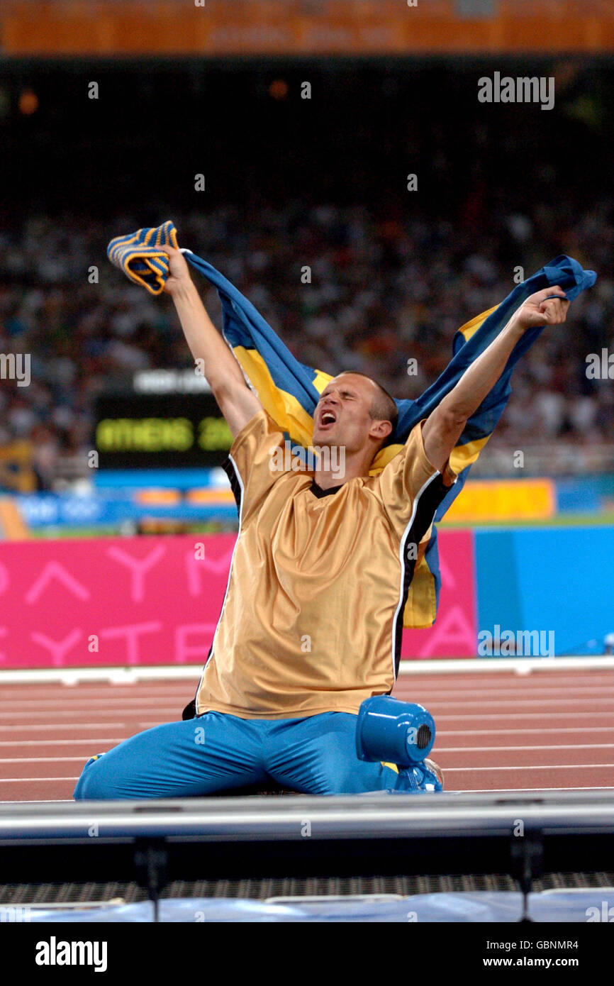 Athletics - Athens Olympic Games 2004 - Men's High Jump - Final Stock ...