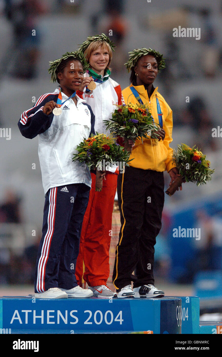 Athletics - Athens Olympic Games 2004 - Women's 100m - Final Stock ...