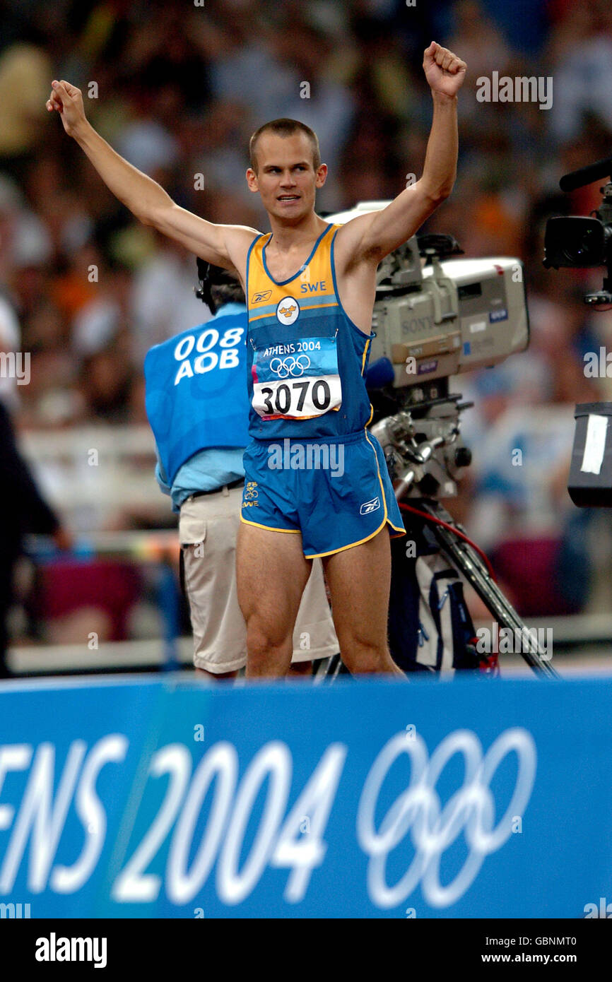 Athletics - Athens Olympic Games 2004 - Men's High Jump - Final Stock ...