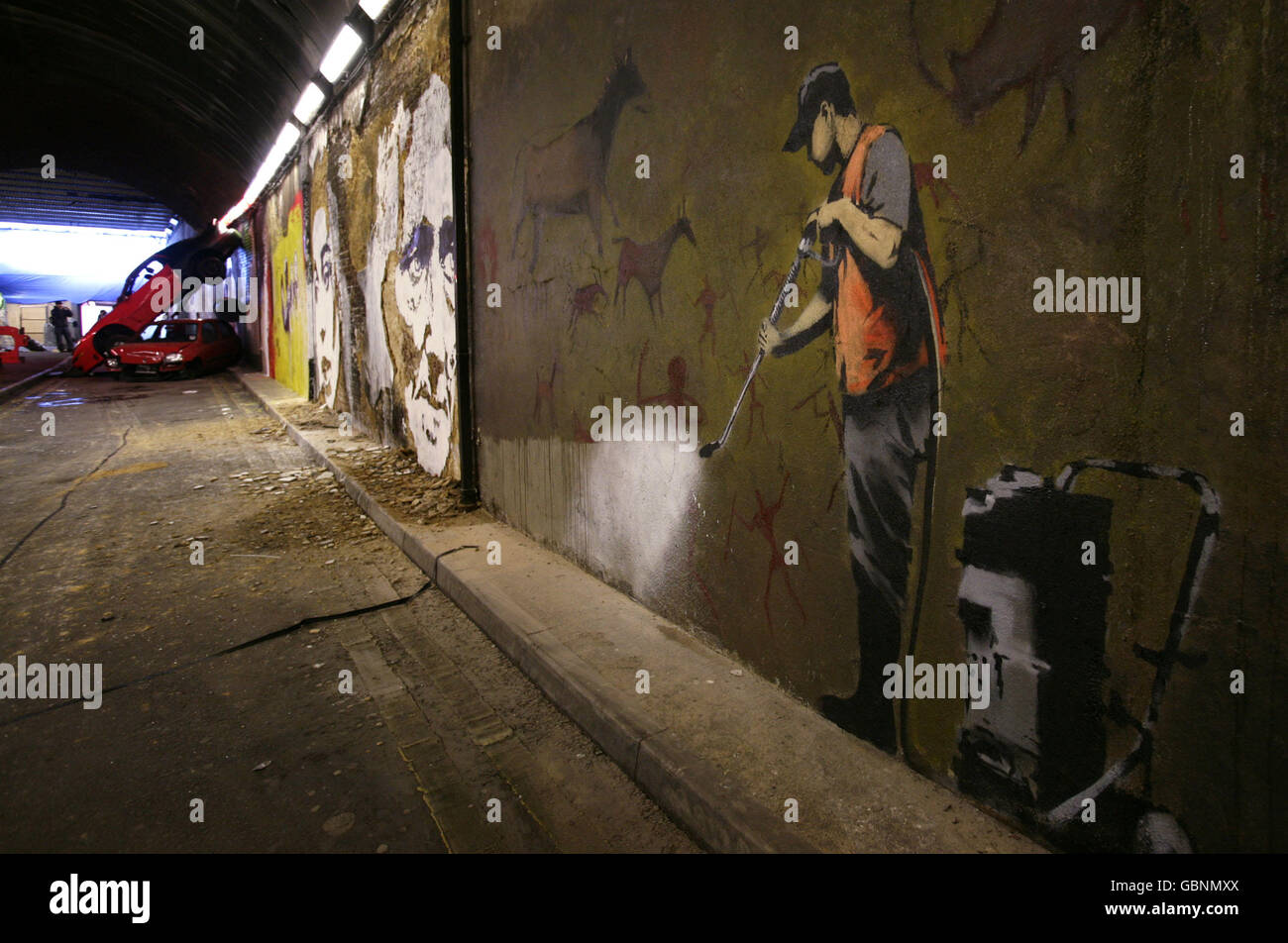 New Banksy artwork Stock Photo - Alamy