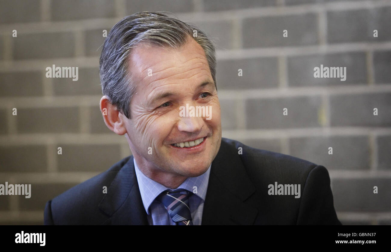 George Burley visits Cumnock Academy Stock Photo - Alamy