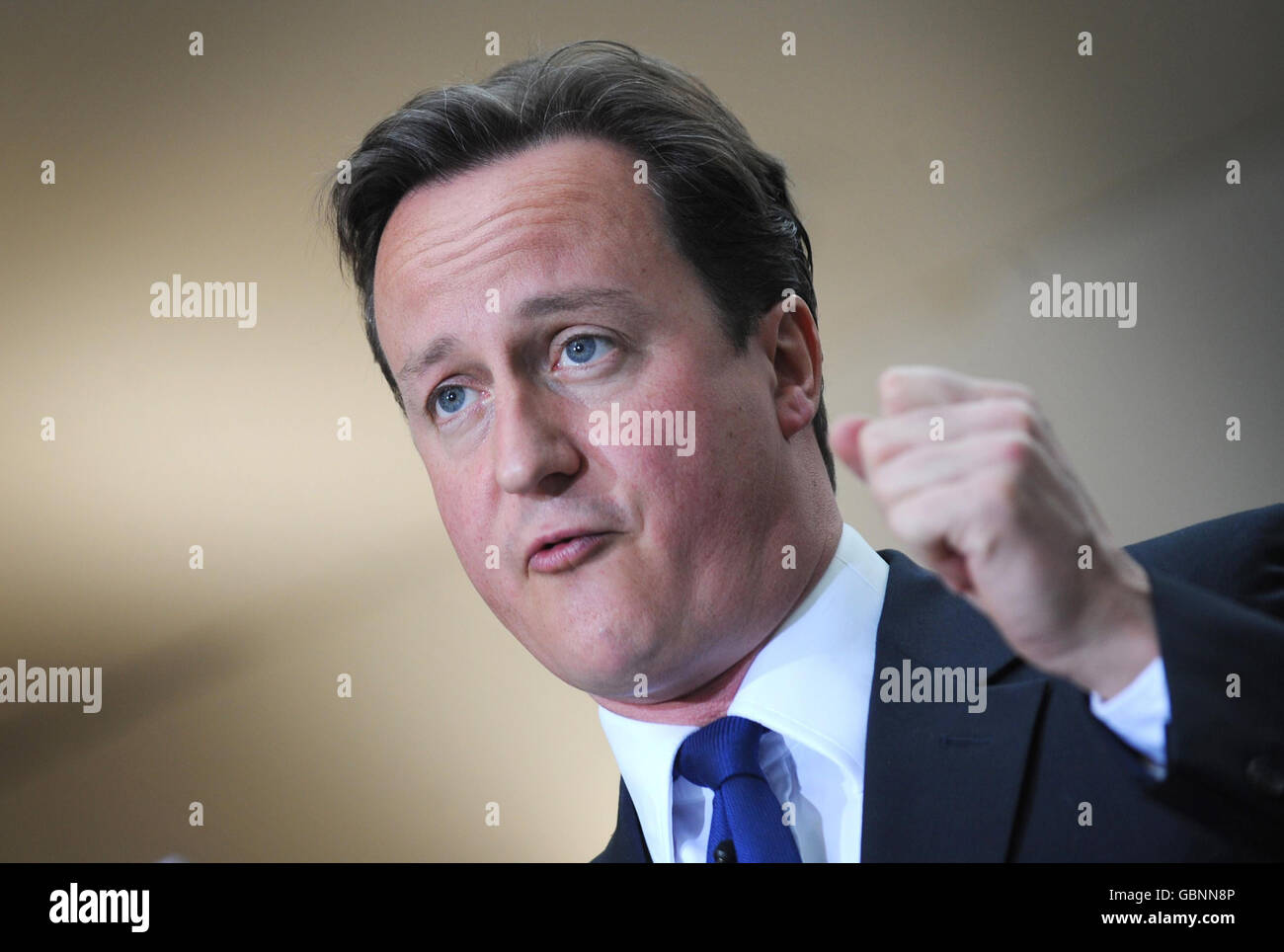 David Cameron in Milton Keynes Stock Photo - Alamy