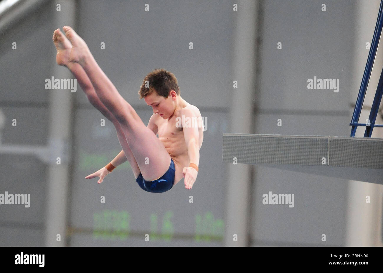 James Connor from Victoria Diving Club, Australia in action on the ...
