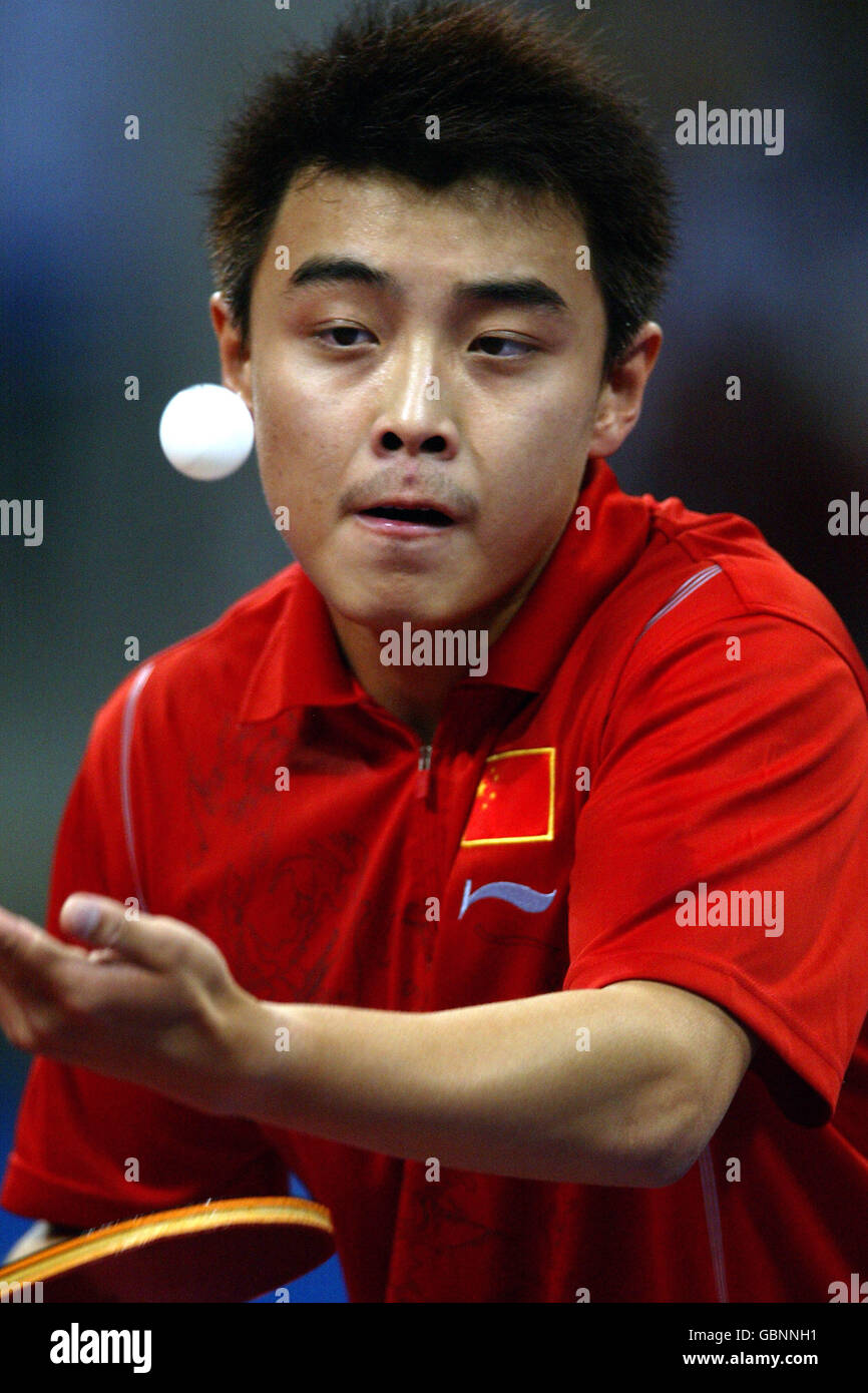 Table Tennis - Athens Olympic Games 2004 - Men's Singles - Final. China ...