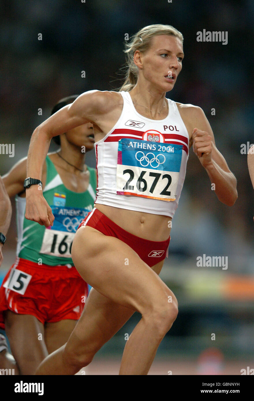 Athletics - Athens Olympic Games 2004 - Womens 1500m Heats Stock Photo ...