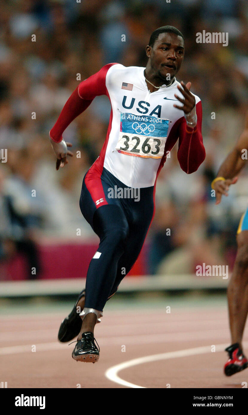 Justin Gatlin Running