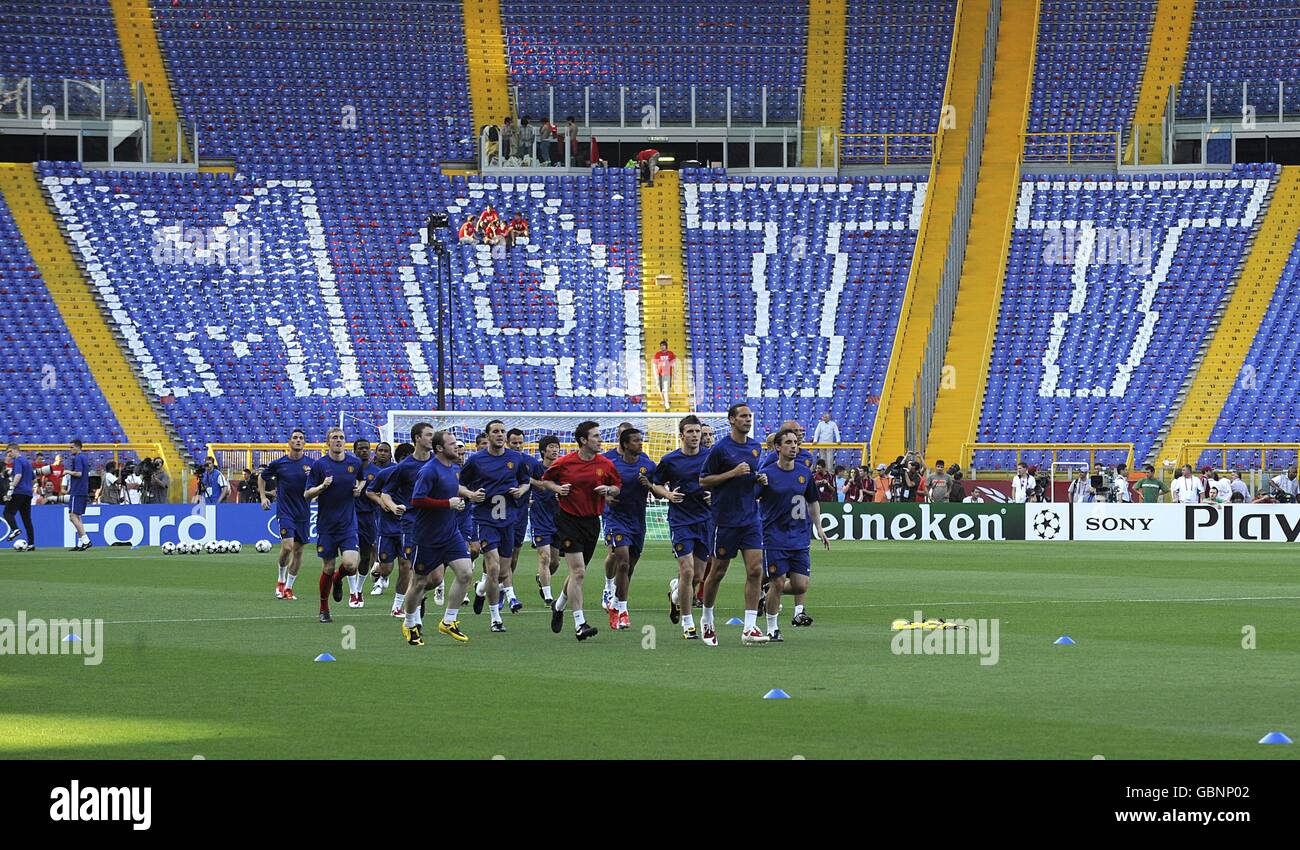 Soccer - UEFA Champions League - Final - Manchester United Press ...