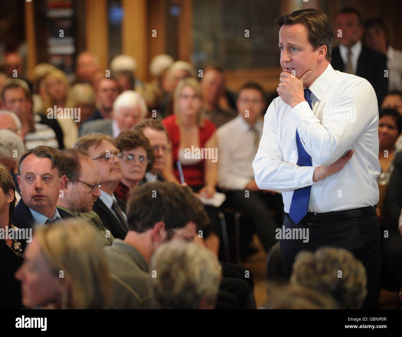 David Cameron in North Wales Stock Photo - Alamy