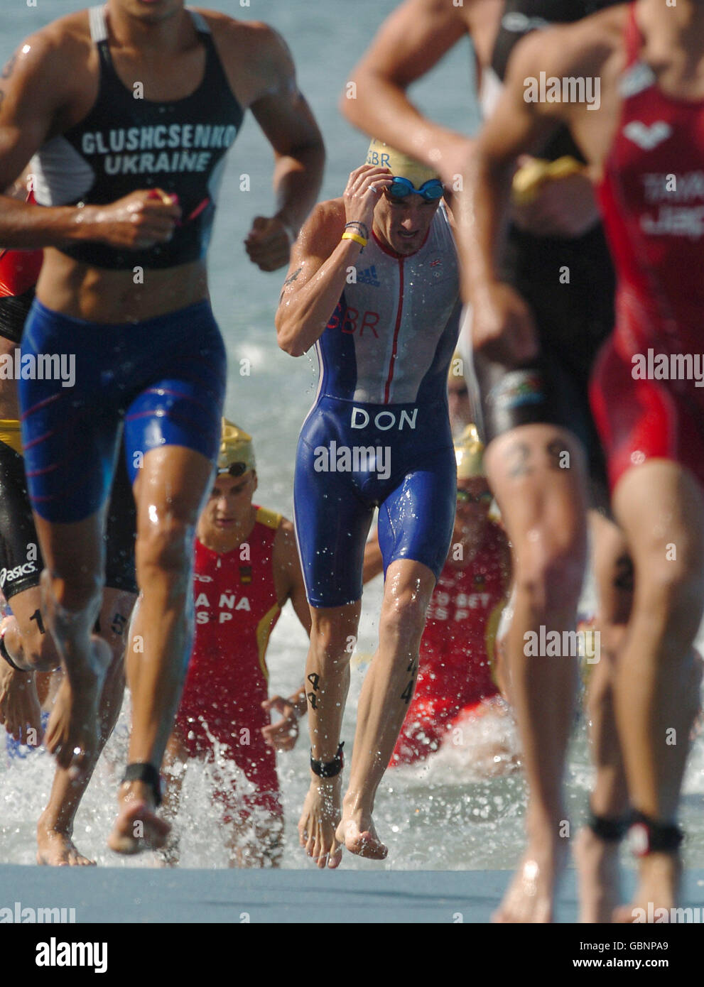 Triathlon - Athens Olympic Games 2004 - Mens Triathlon Stock Photo - Alamy