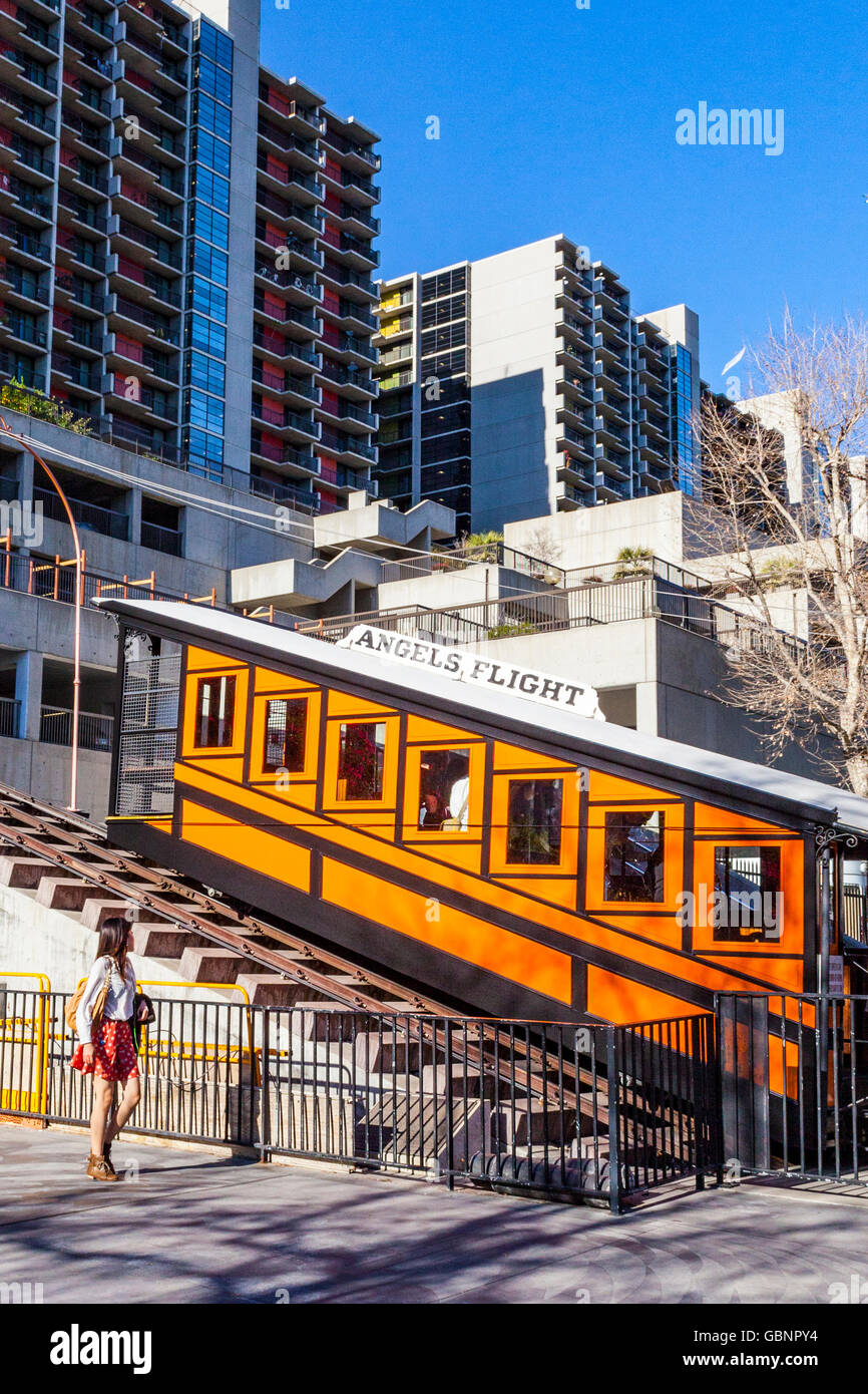 Angels flight funicular hi-res stock photography and images - Alamy