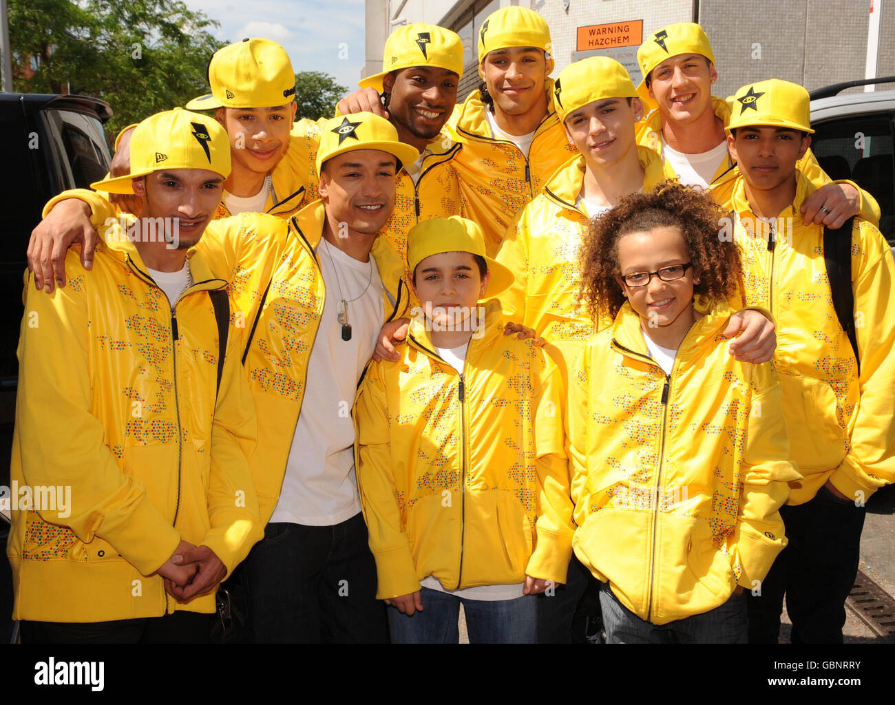 Britain's Got Talent winners, dance group Diversity, (left to right ...