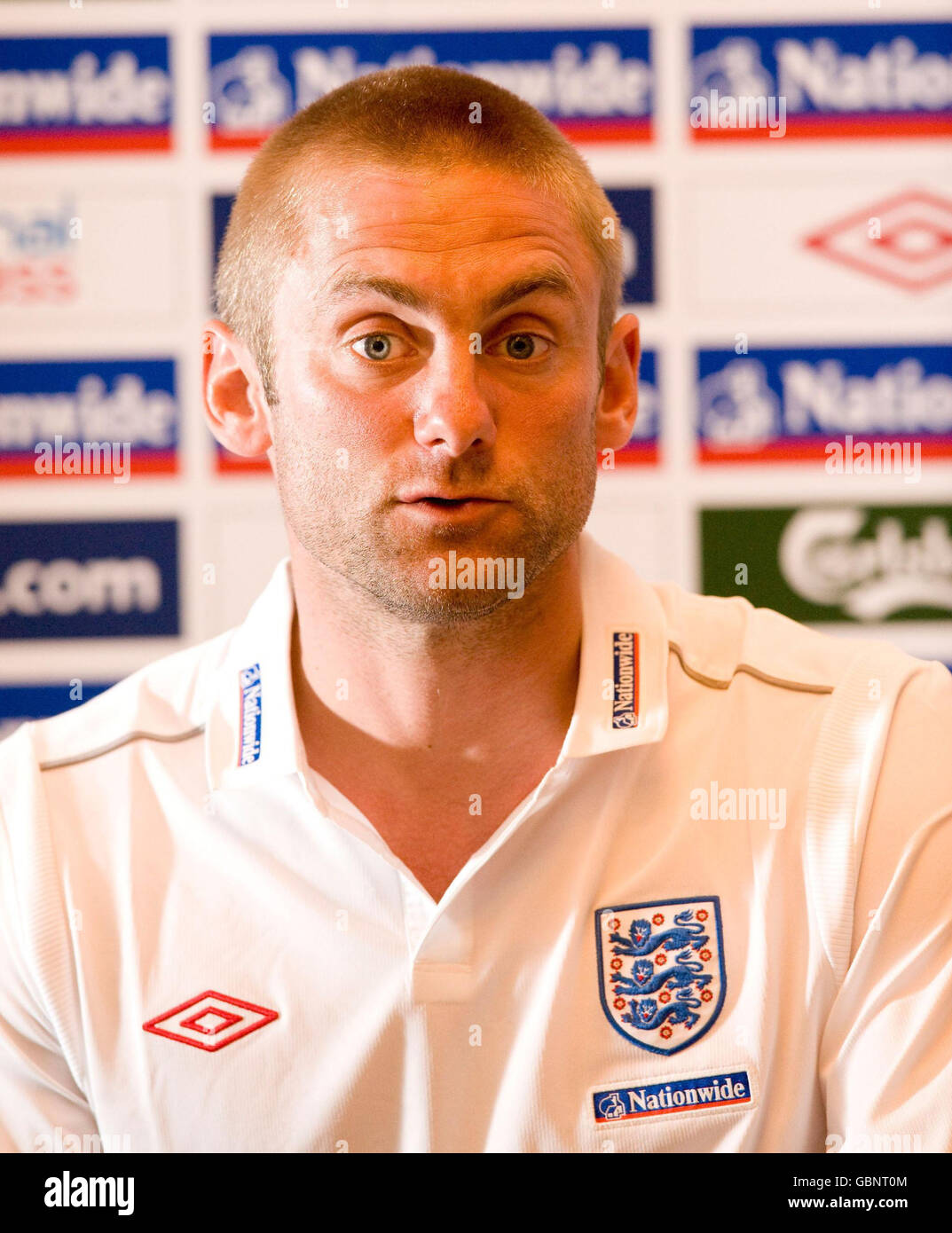 Soccer - England Press Conference - London Colney Stock Photo - Alamy