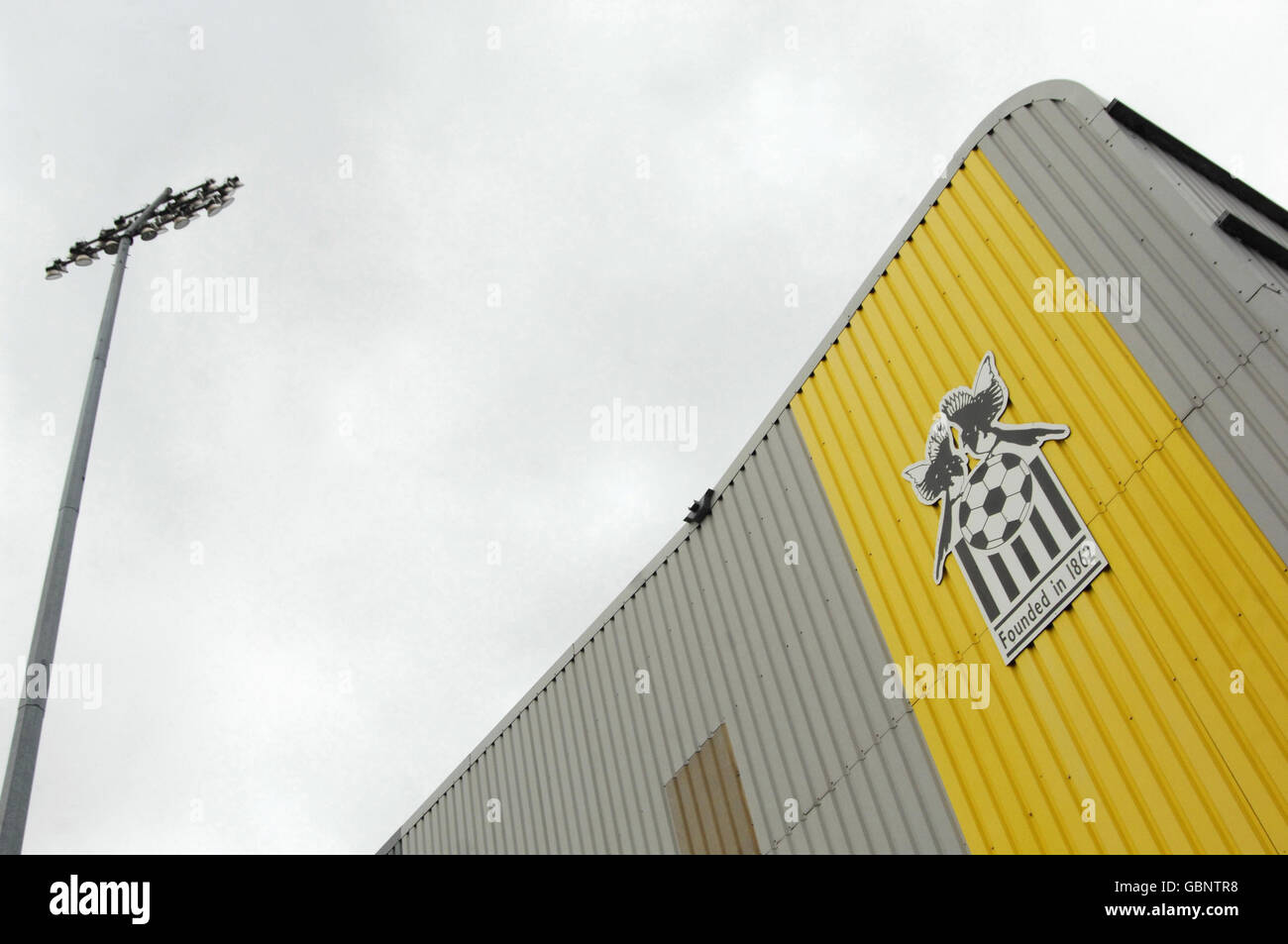 A General view of Notts County Football Club at Meadow Lane, Nottingham ...