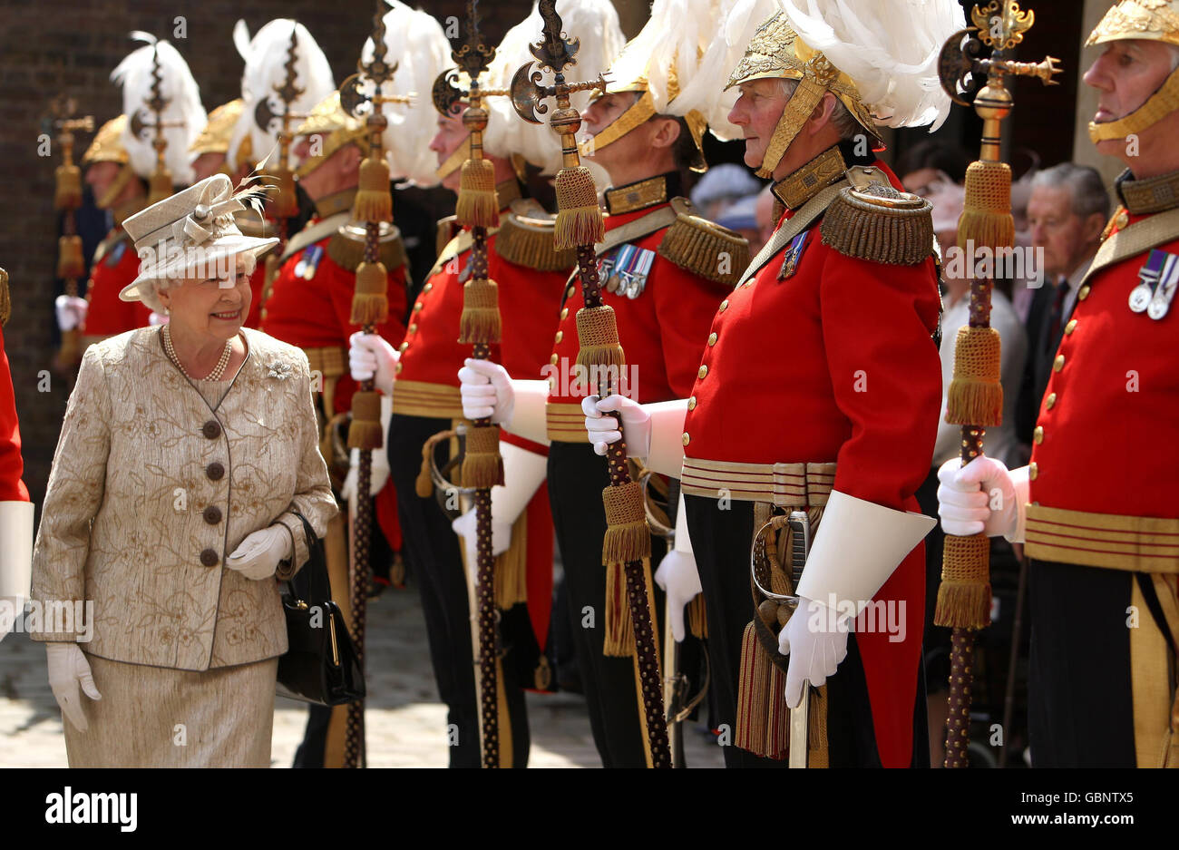 Queen attends Gentlemen at Arms parade Stock Photo - Alamy