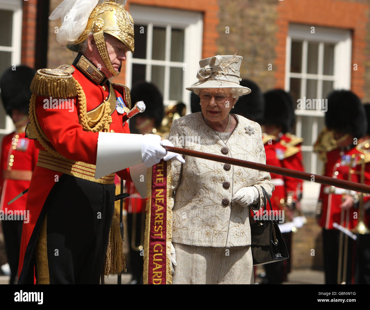 Queen attends Gentlemen at Arms parade Stock Photo - Alamy