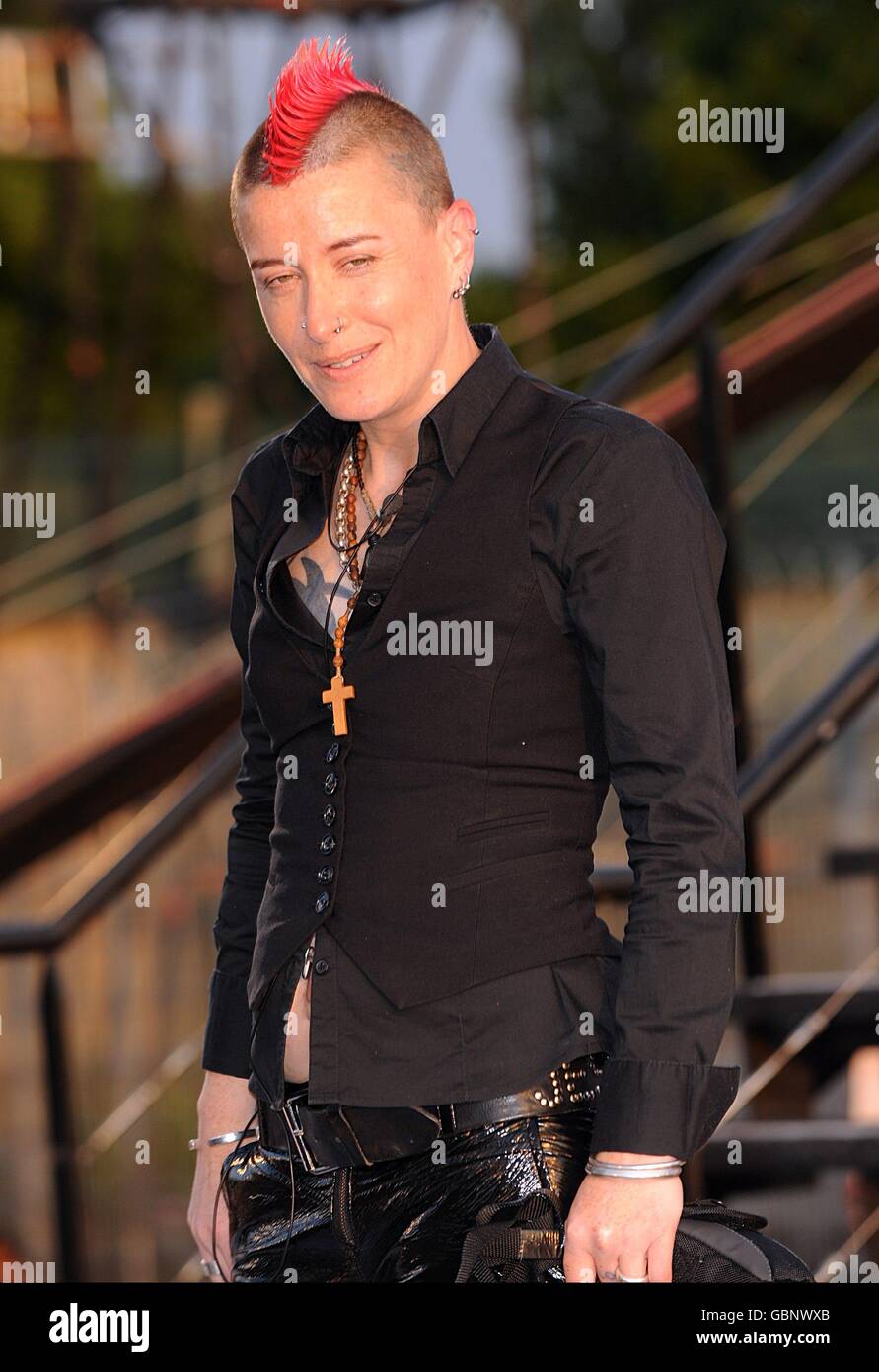 Lisa arrives to enter the Big Brother house at Elstree Studios ...