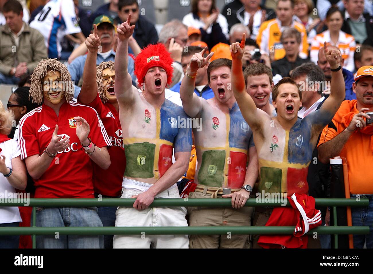 Lions tour rugby fans hi-res stock photography and images - Alamy