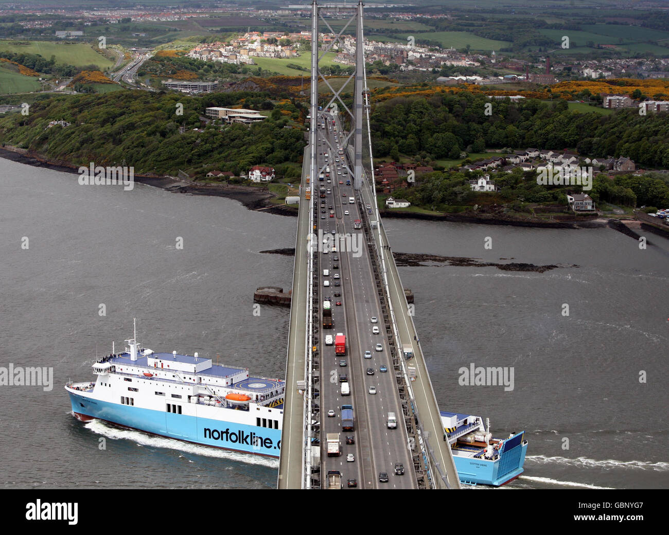 New ferry route Stock Photo - Alamy