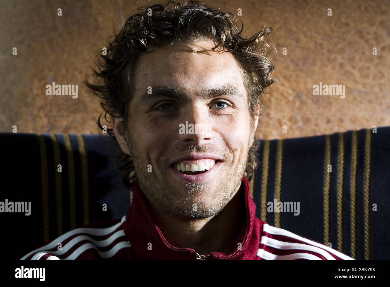 Johan Elmander Feature. Bolton's Johan Elmander Stock Photo - Alamy