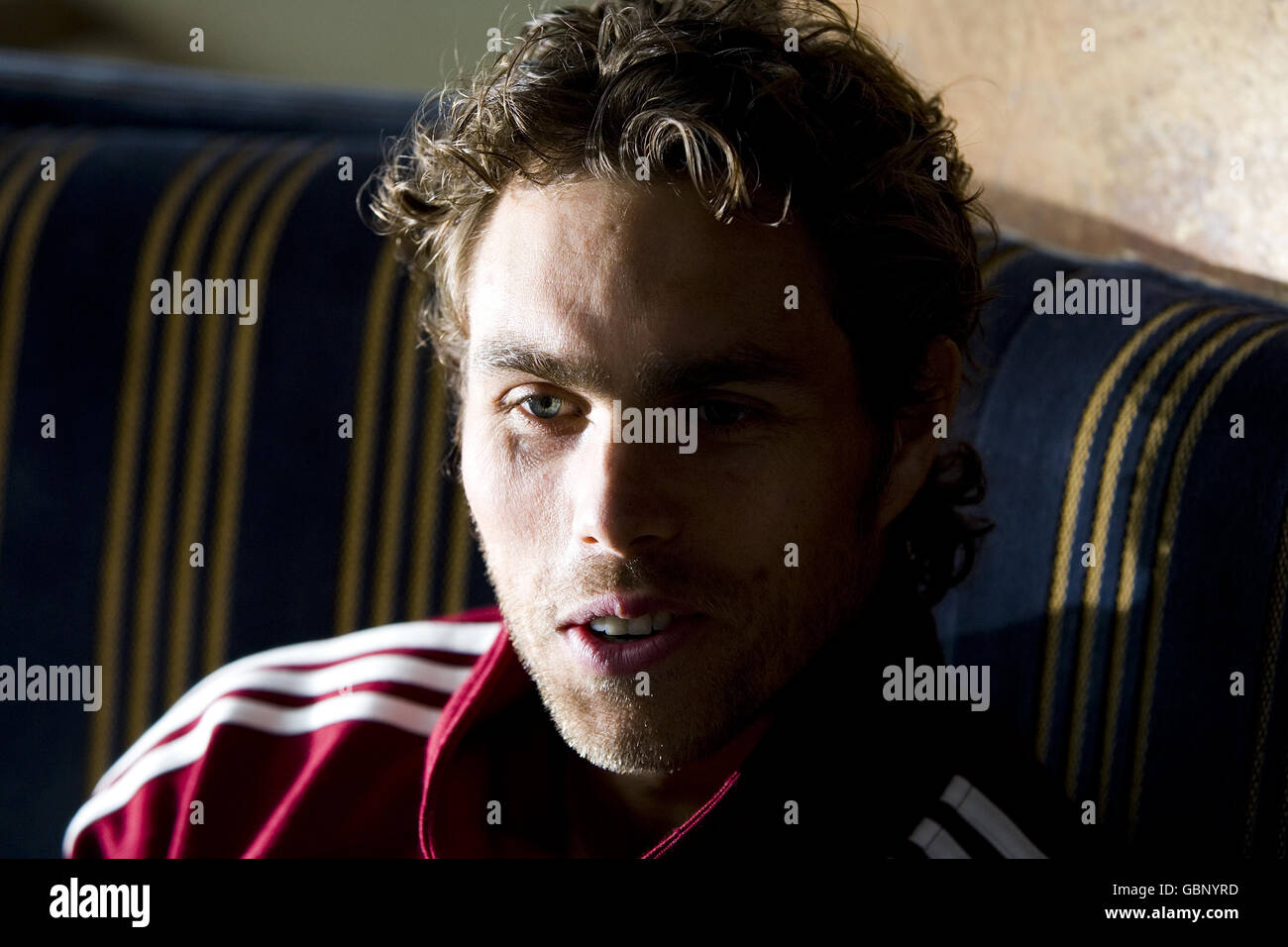 Bolton's Johan Elmander Stock Photo - Alamy