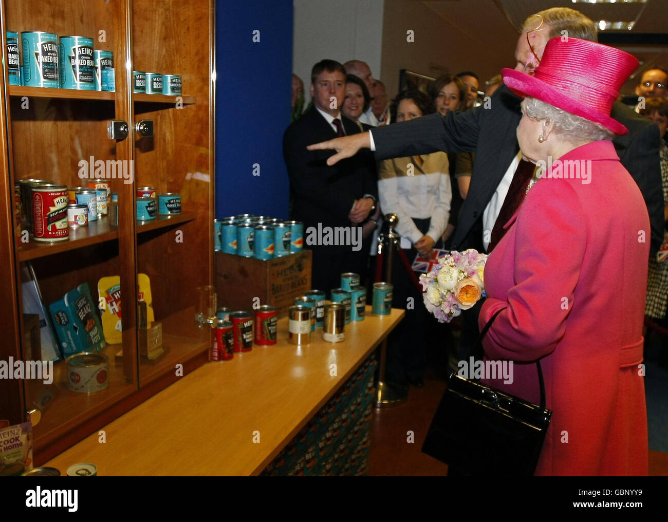 Queen visits Greater Manchester Stock Photo - Alamy