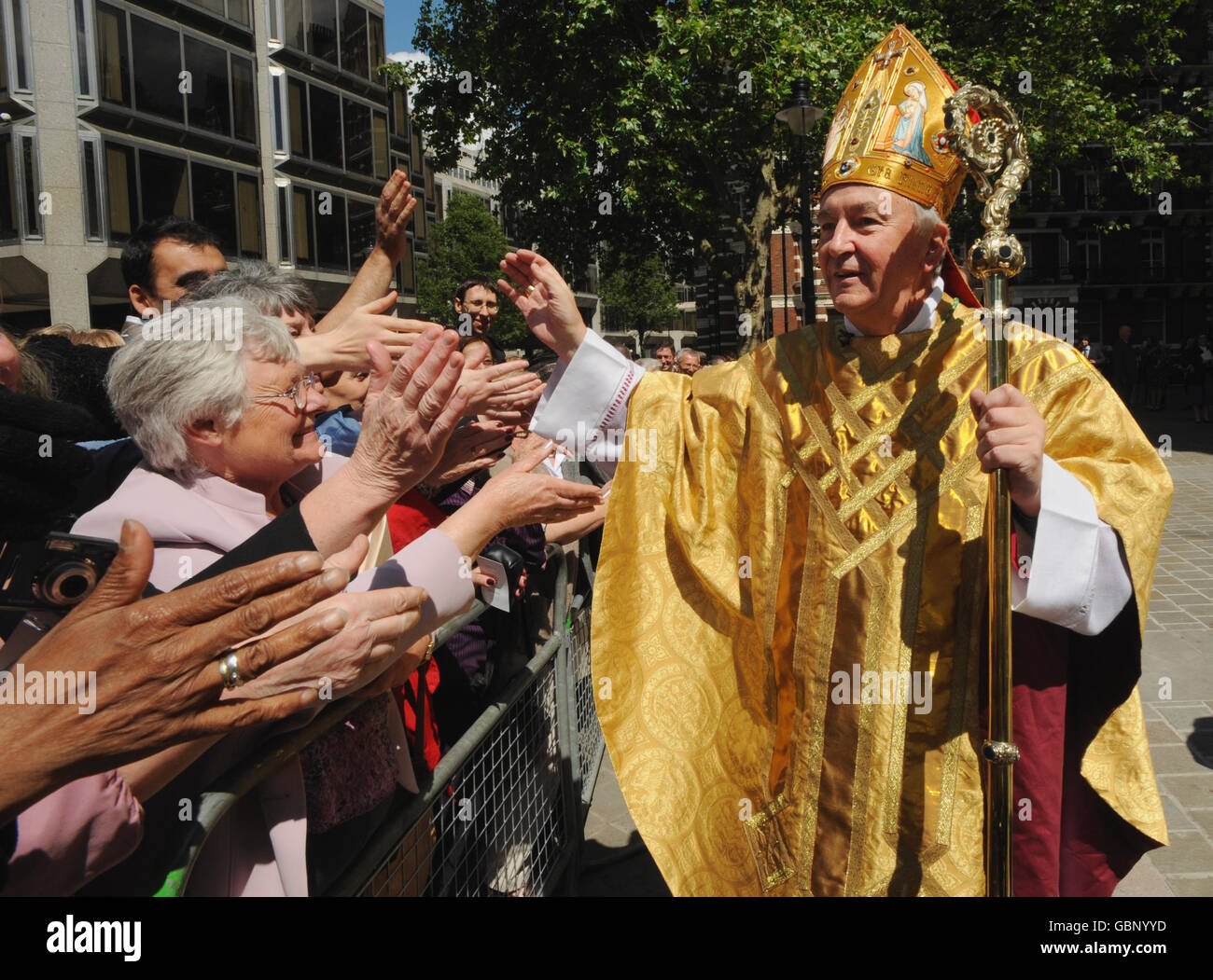New Catholic leader installed Stock Photo - Alamy
