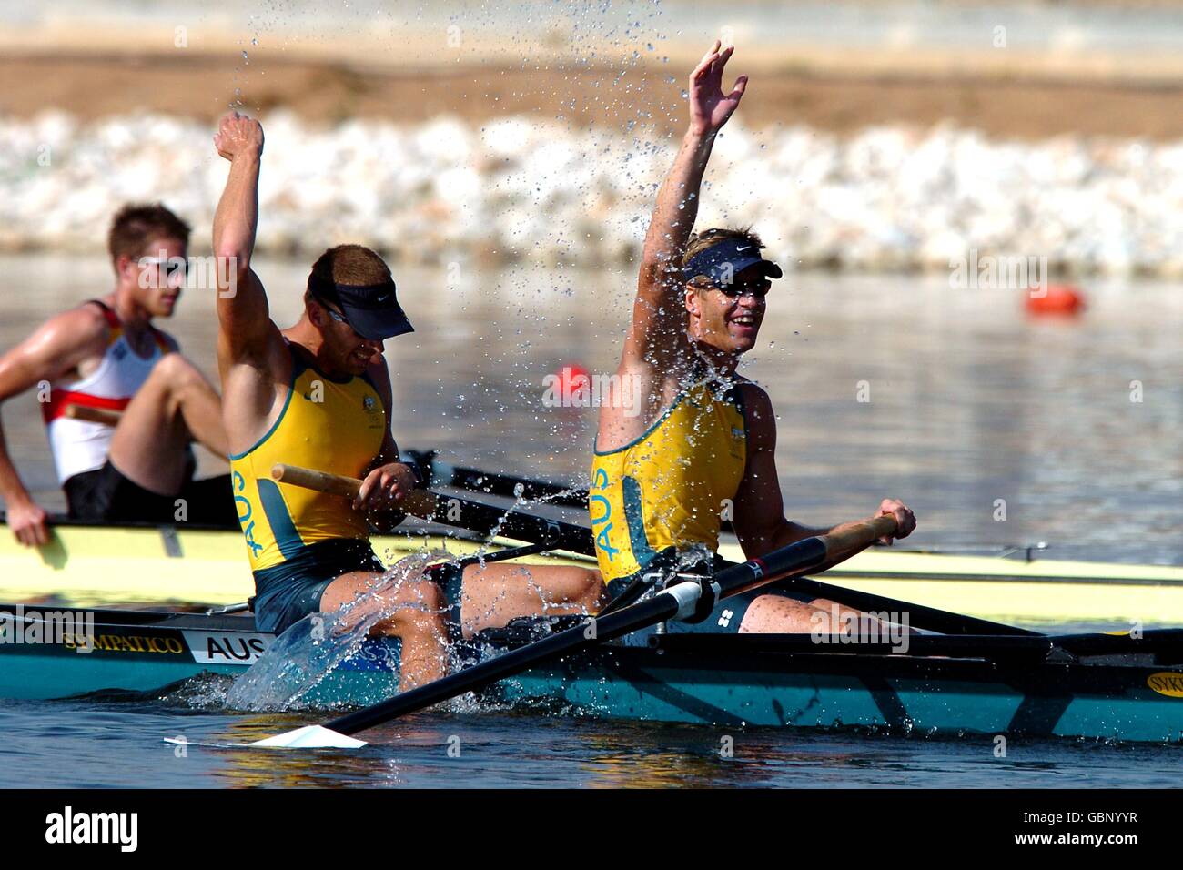 Rowing - Athens Olympic Games 2004 - Men's Pairs - Final Stock Photo ...