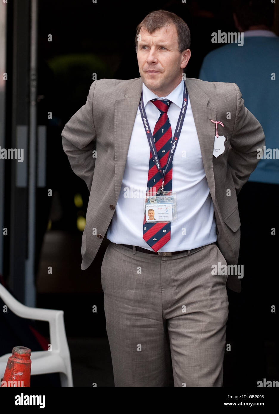 Yorkshire chief executive Stewart Regan waits for the First NatWest One ...