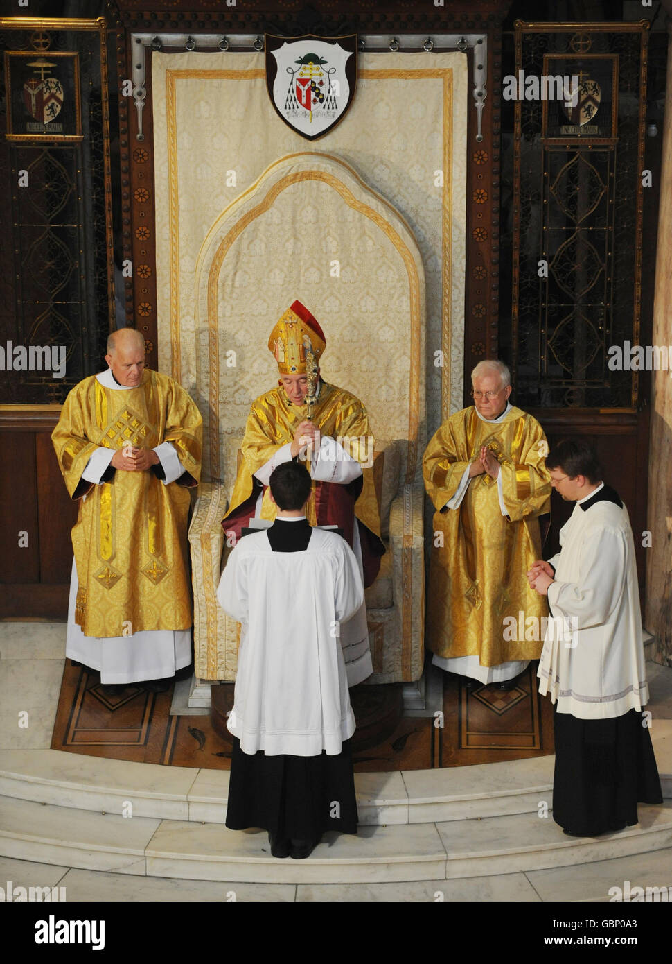 New Catholic leader installed Stock Photo - Alamy