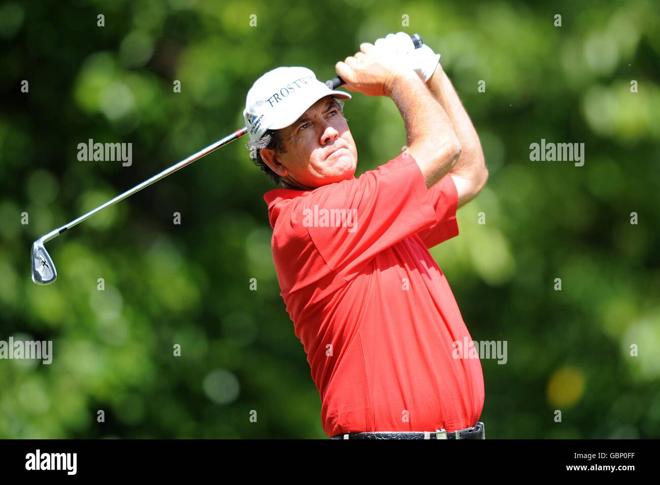 South Africa's David Frost in action during day one of the 2009 BMW PGA ...