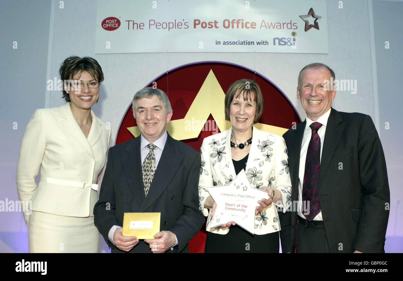 Wales at the peoples post office awards in london hi-res stock ...