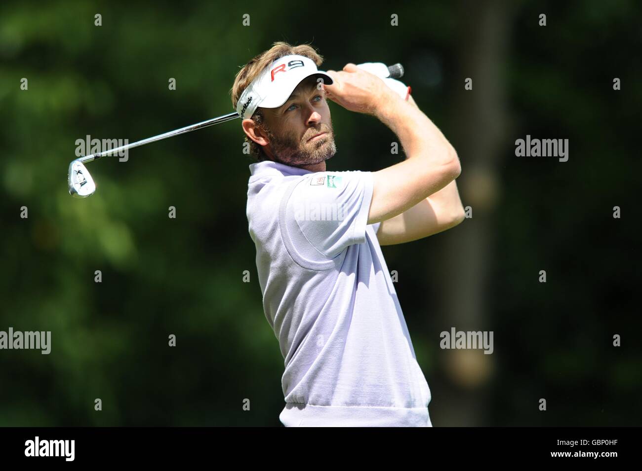 France's Raphael Jacquelin in action during day one of the 2009 BMW PGA ...