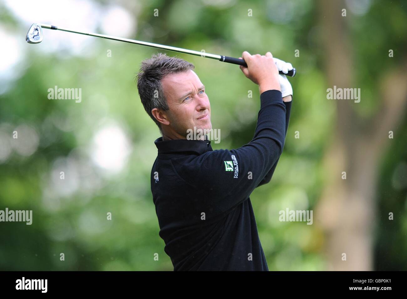 England's Mark Foster in action during day one of the 2009 BMW PGA ...