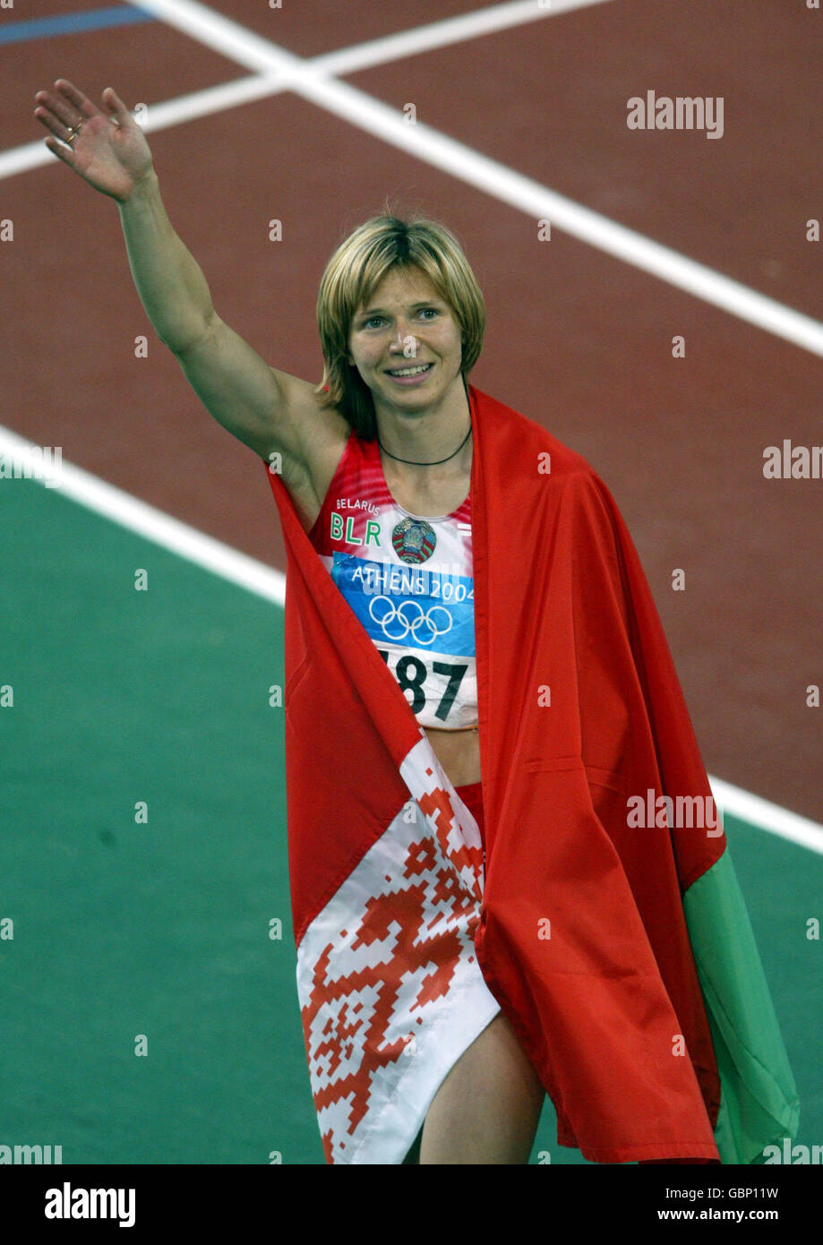 Athletics - Athens Olympic Games 2004 - Women's 100m - Final Stock ...