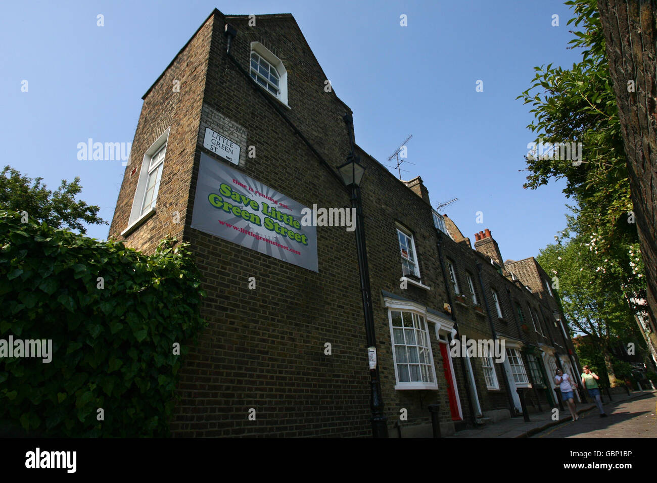 Save Little Green Street Stock Photo - Alamy