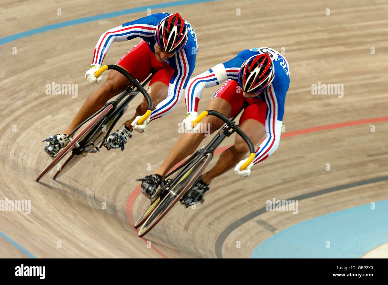 Cycling athens olympic games 2004 mens sprint quarter final hi-res ...