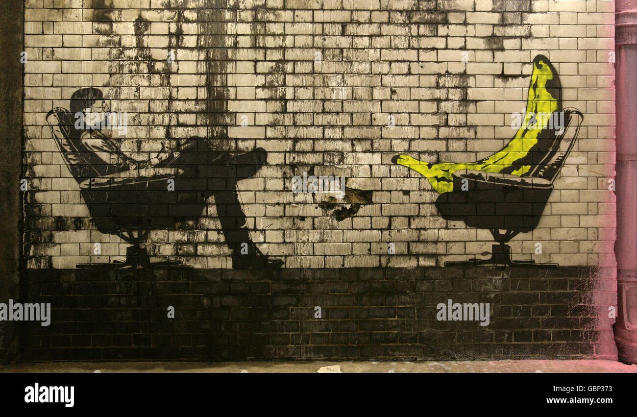 New Banksy artwork Stock Photo - Alamy