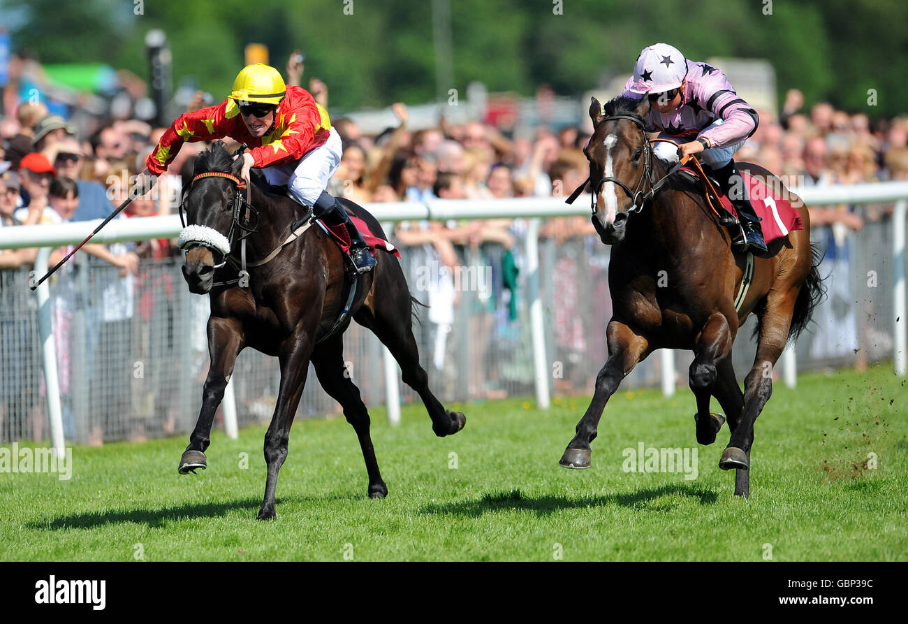 Horse Racing - Haydock Park Stock Photo - Alamy