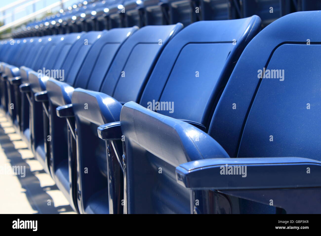 Row of stadium seats Stock Photo - Alamy