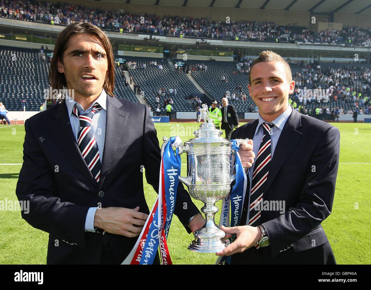 Soccer the homecoming scottish cup final rangers falkirk hampden park ...