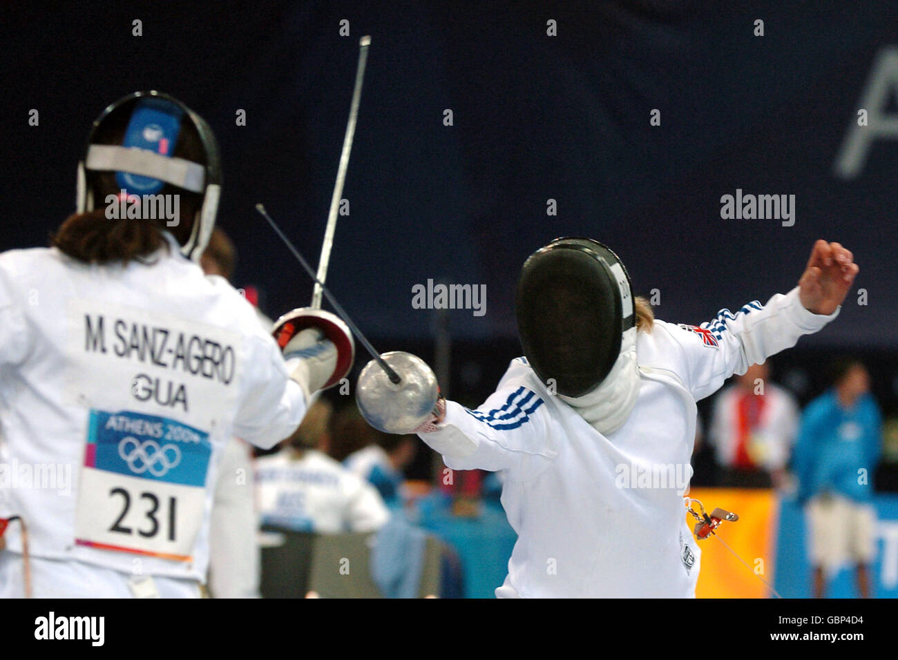 2004 athens olympics fencing hi-res stock photography and images - Alamy