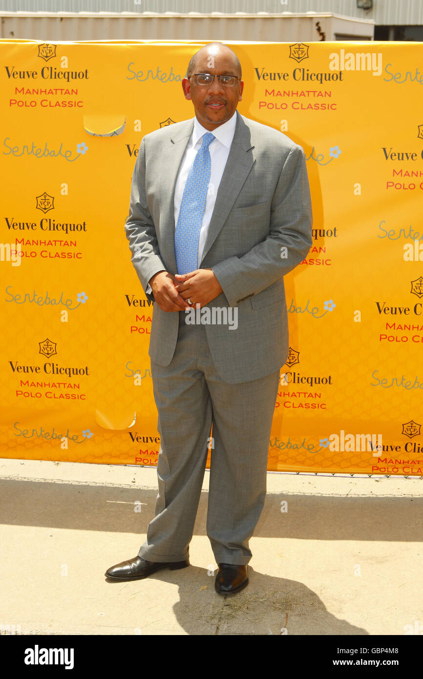 Prince Seeiso of Lethoto arrives at the Veuve Clicquot Manhattan Polo ...