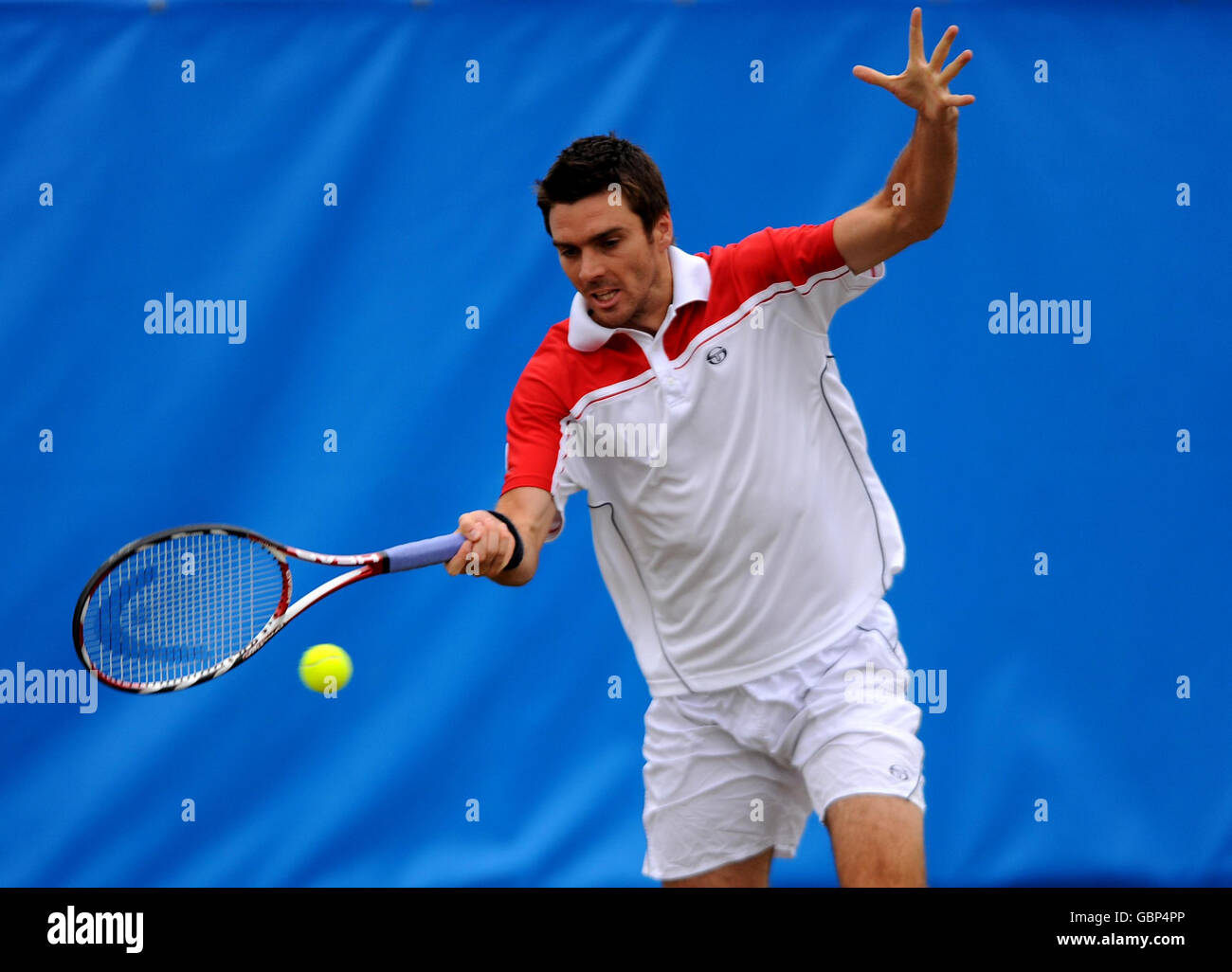 Great Britain's Colin Fleming in action against USA's Brendan Evans ...