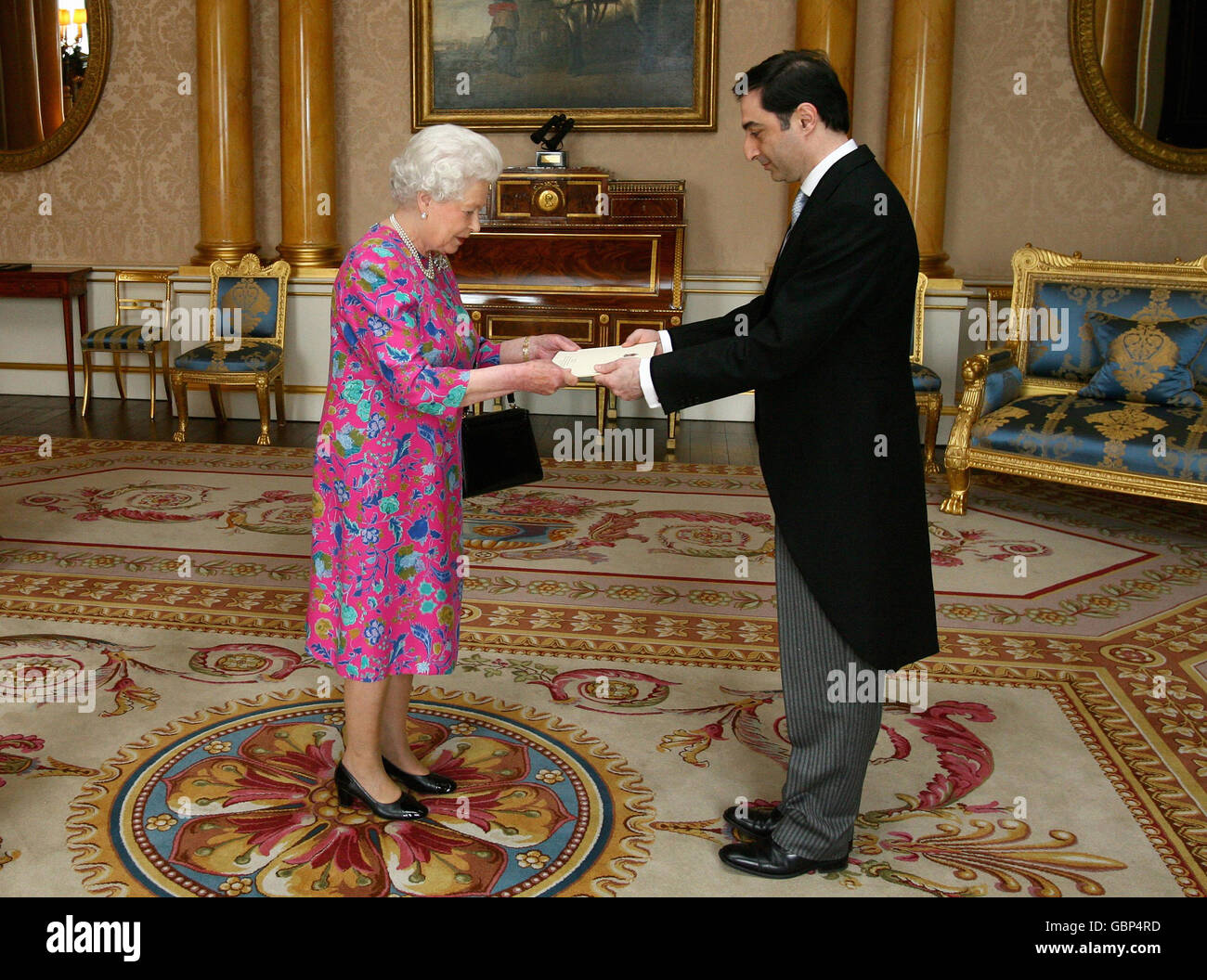 Queen receives representatives at Buckingham Palace Stock Photo - Alamy