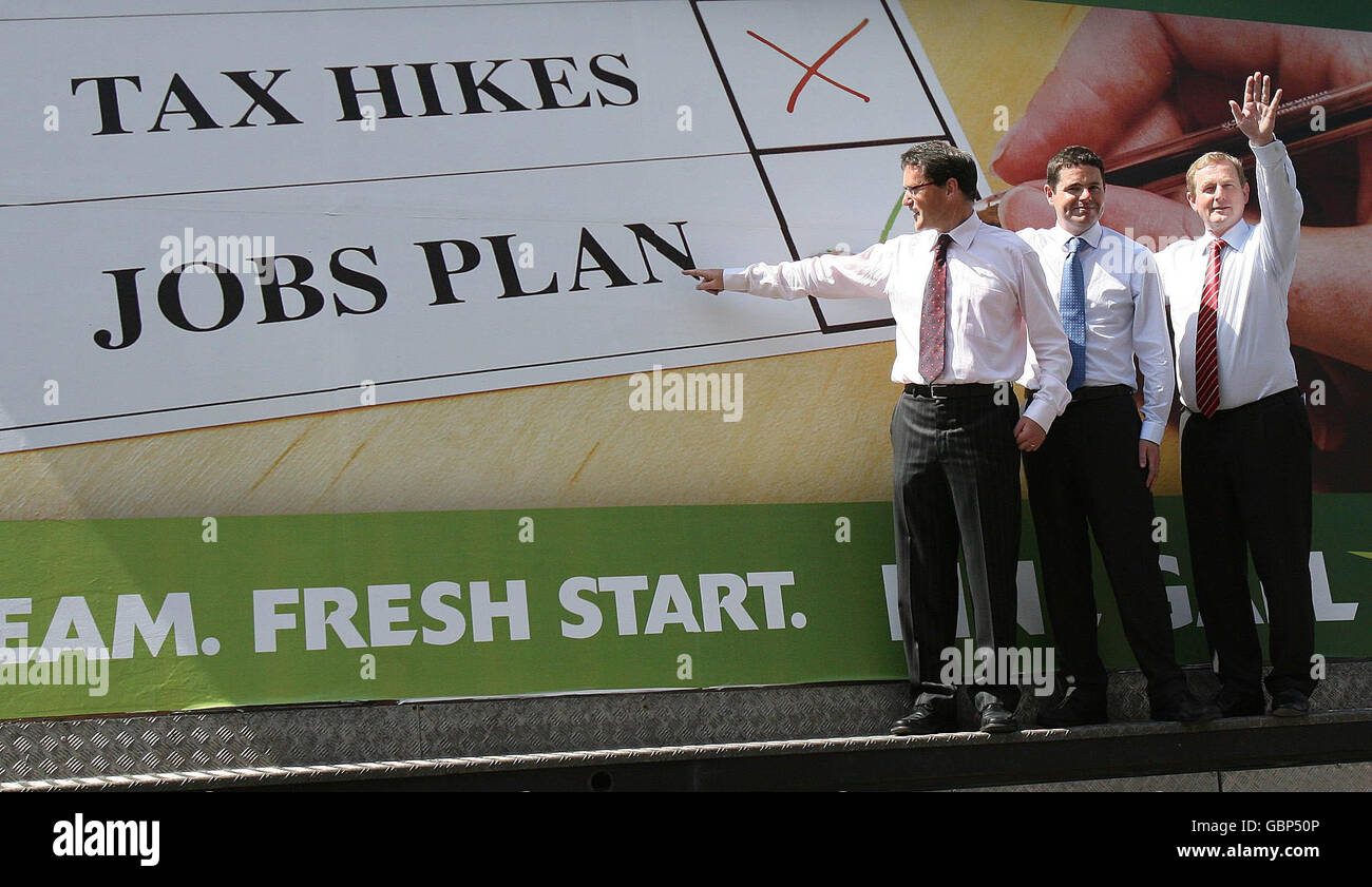 Fine gael confident local elections success hi-res stock photography ...