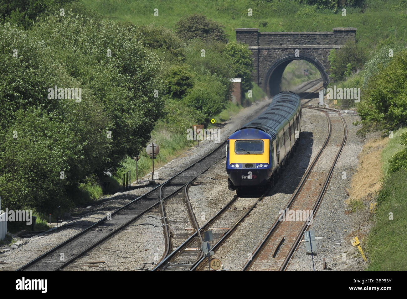 Train stock transport stck gv general view hi-res stock photography and ...