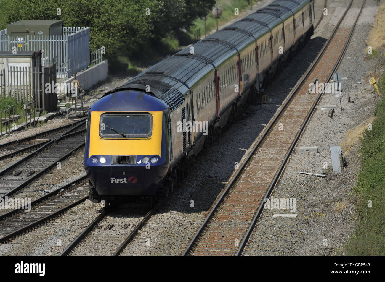 Train stock transport stck gv general view hi-res stock photography and ...
