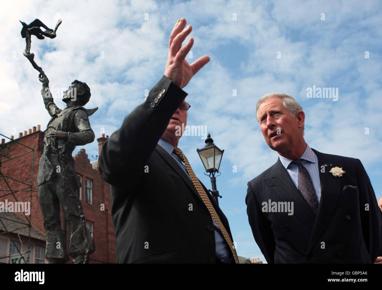Prince Charles in Scotland Stock Photo - Alamy