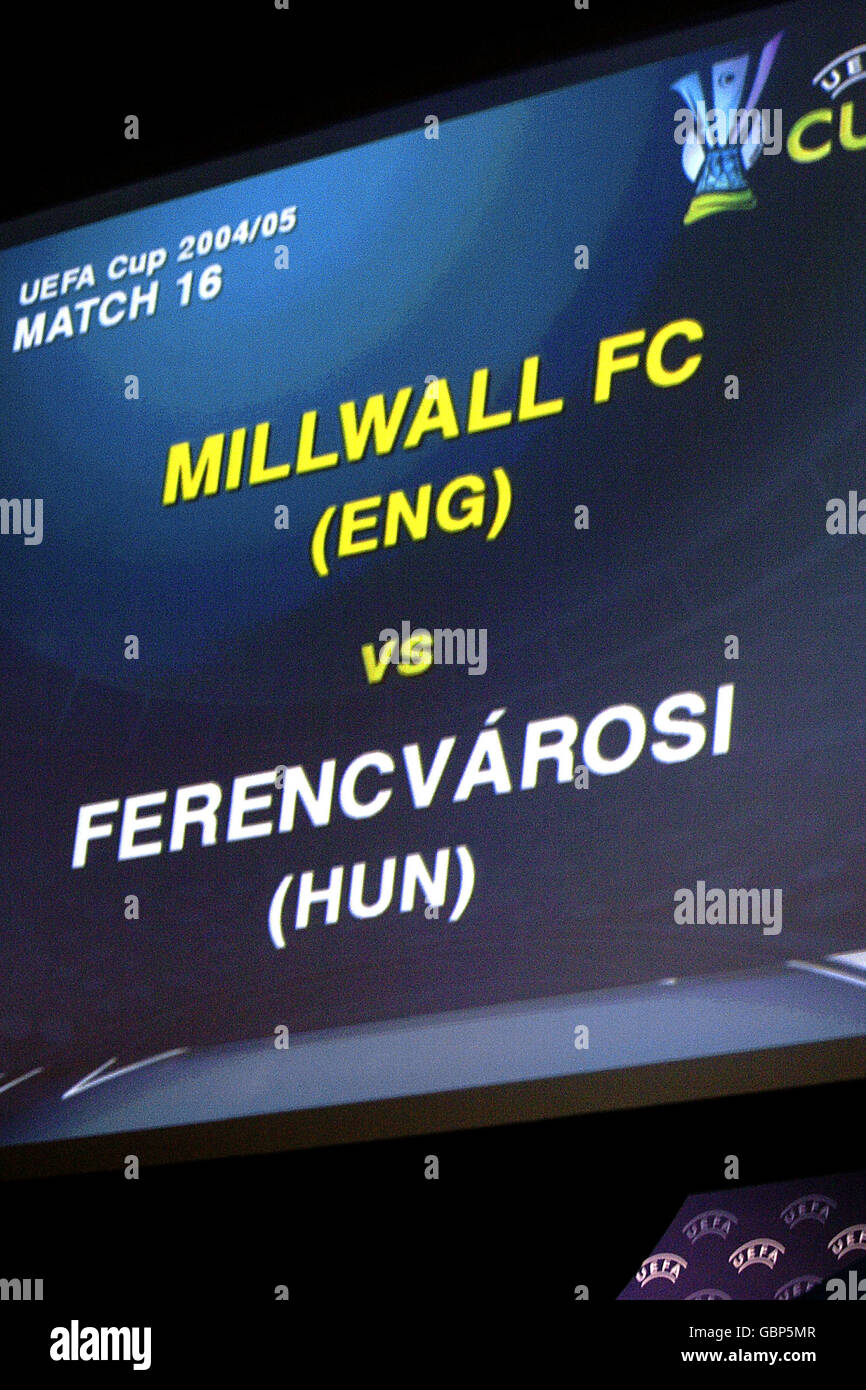 The uefa cup draw hi-res stock photography and images - Alamy